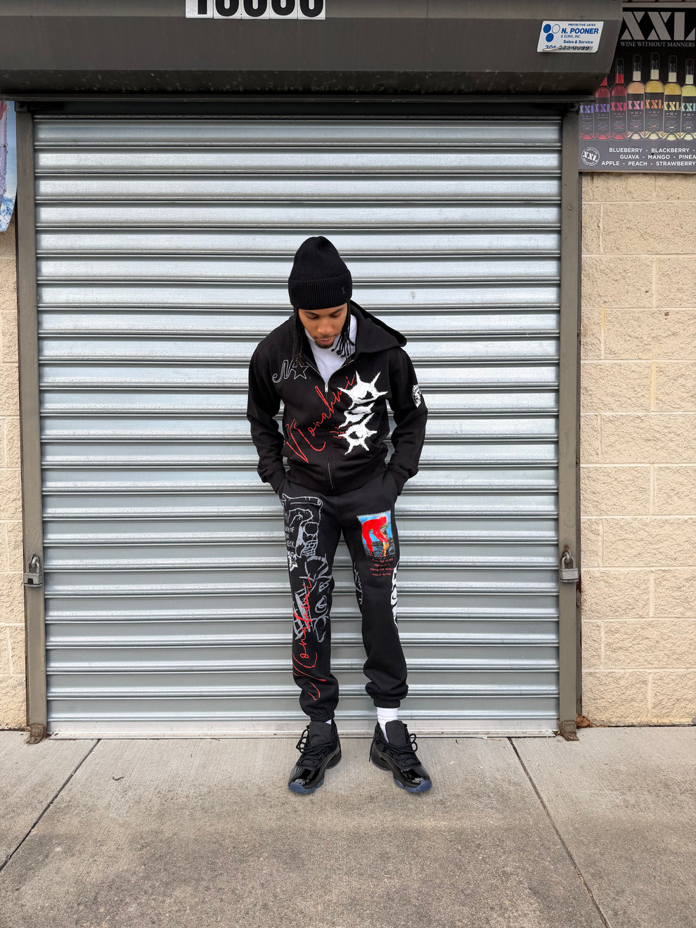 Nonahmi “ Eye For An Eye” hoodie in black